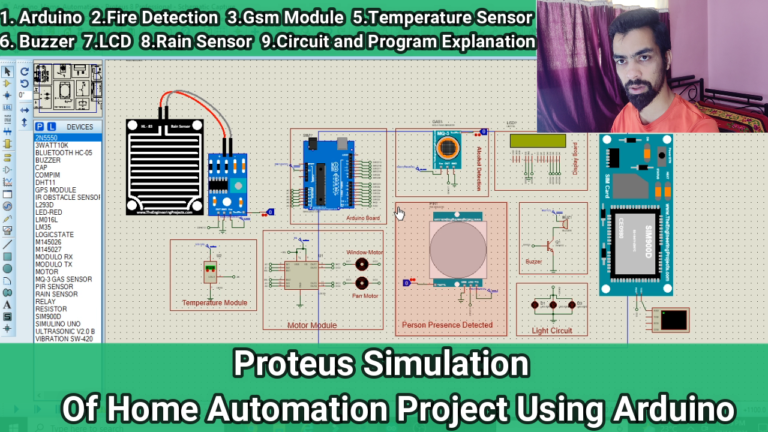 Home Automation Project Using Arduino | Proteus simulation - mytrained ...
