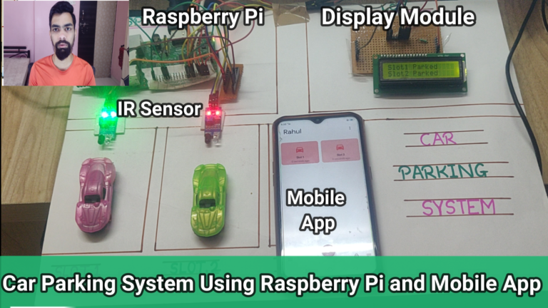 Car Parking System Using Raspberry Pi Send Live Status On Mobile Application Mqtt Protocol