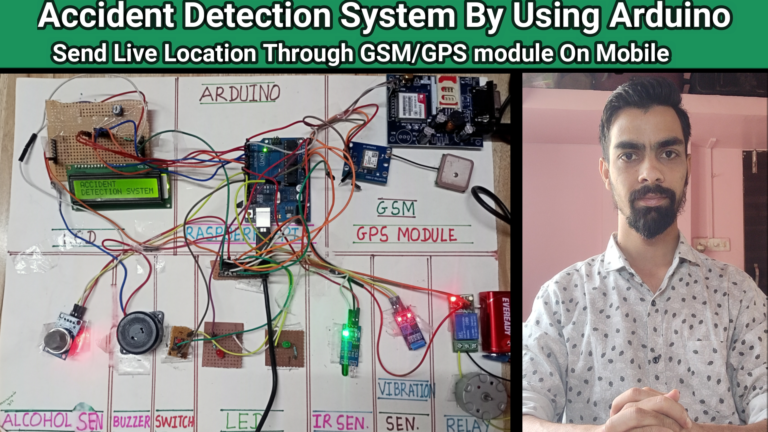 Accident Detection System Using Arduino | Send Live Location on mobile ...