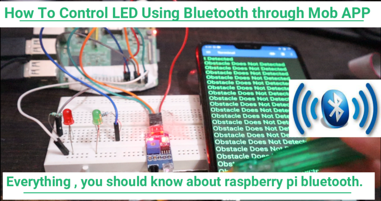 How to Control LED using Raspberry pi Bluetooth through Mobile ...