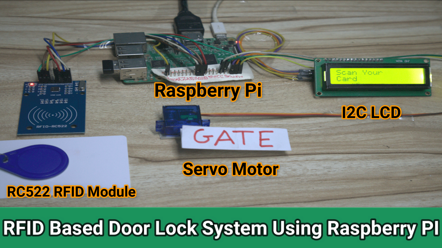 RFID Based Door Lock System Using Raspberry PI - mytrained :premier ...